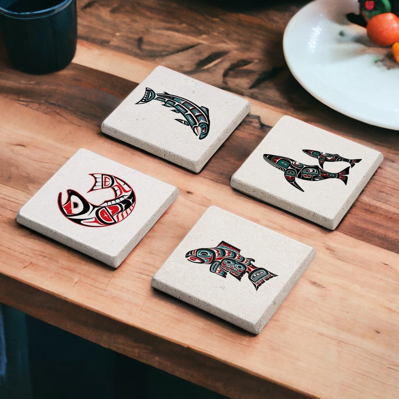 Canadian Stone Coasters - Etsy