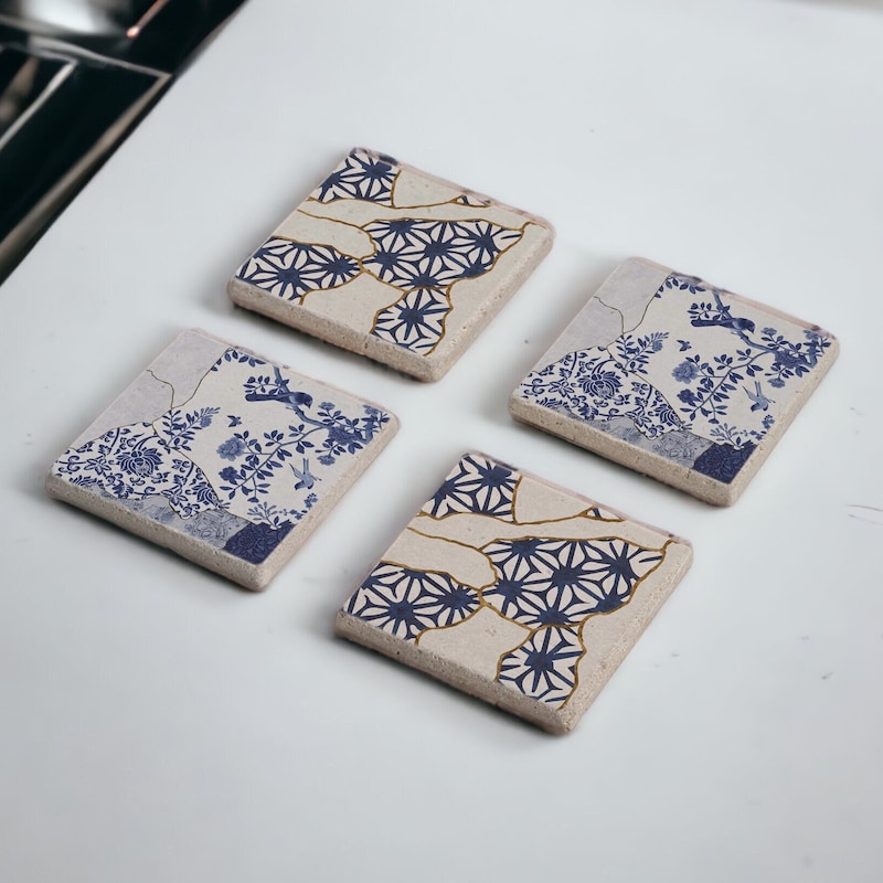 Kintsugi Coaster - Etsy