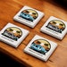 Custom Campervan Stone Coasters, Caravan Coasters Set, Campervan Gifts ...