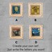 Vincent Van Gogh Stone Wall Decor Set Stone Wall Hanging - Etsy