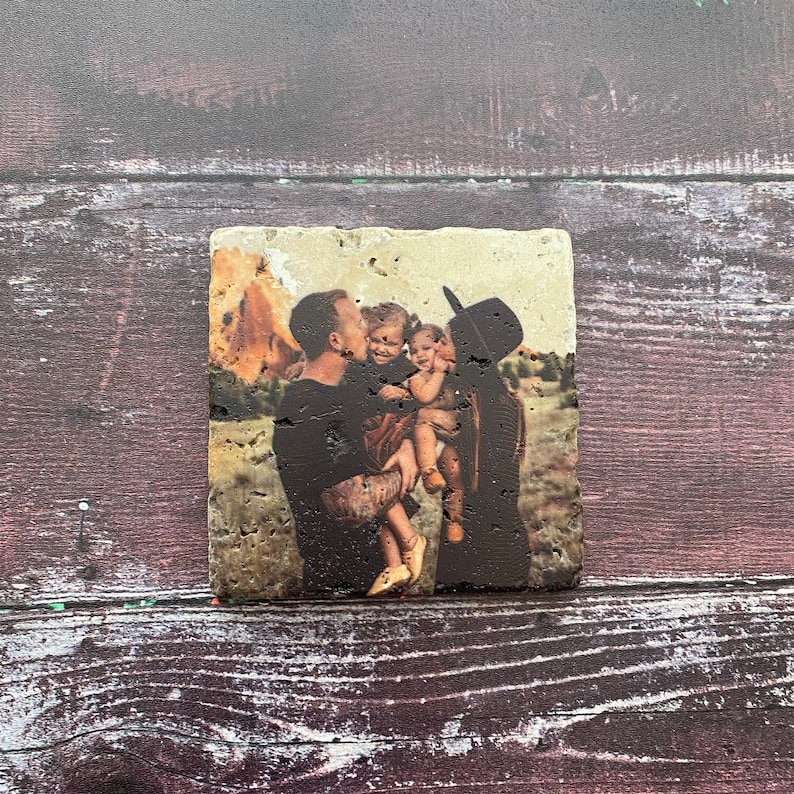 Custom Stone Coasters Set, Personalized Coaster With Text, Personalized ...