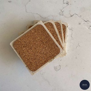 Custom Stone Coasters Set, Personalized Coaster With Text, Personalized ...