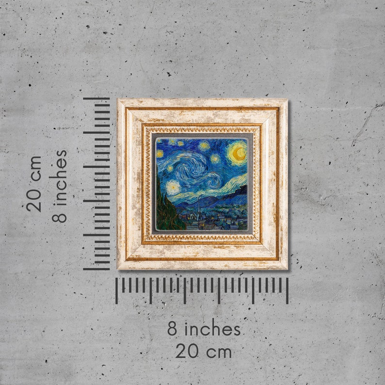 Vincent Van Gogh Stone Wall Decor Set Stone Wall Hanging - Etsy