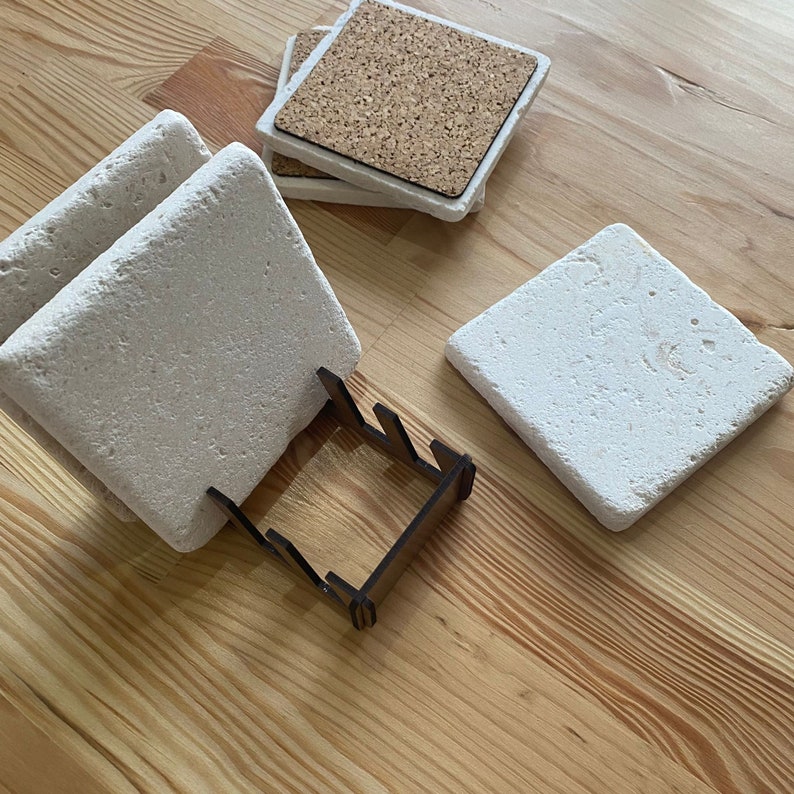 Custom Stone Coasters Set Personalized Coaster With Text - Etsy