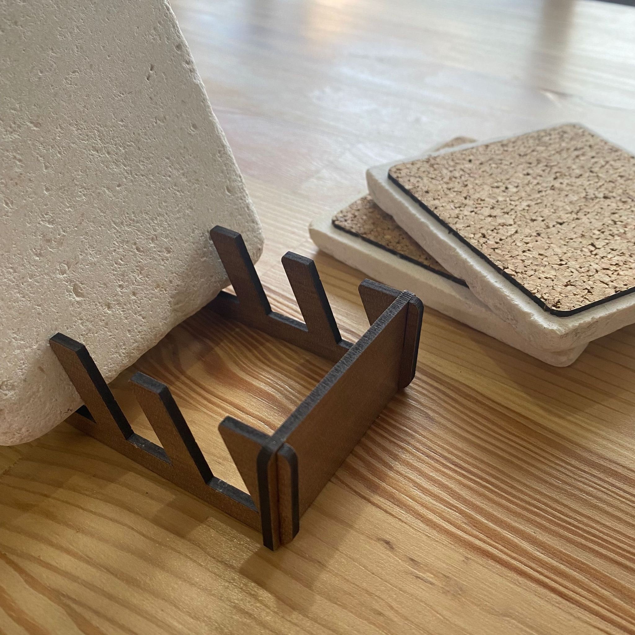 Pumpkin Fall Stone Coasters Autumn Floral Cork Backing - Etsy