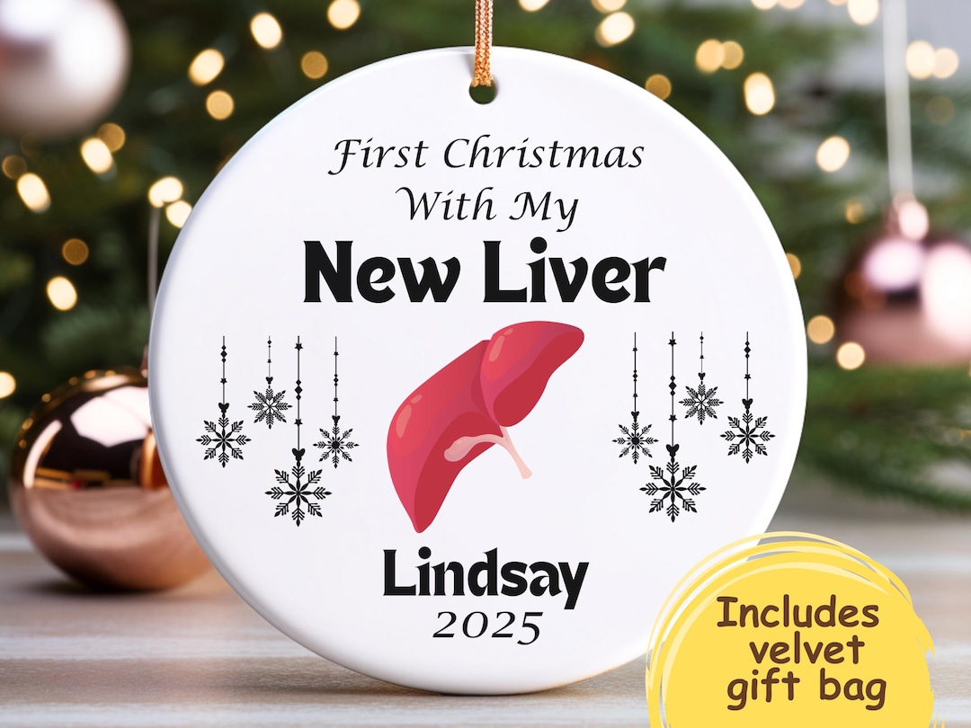Personalized Liver Transplant Ornament, Handmade Custom Liver ...