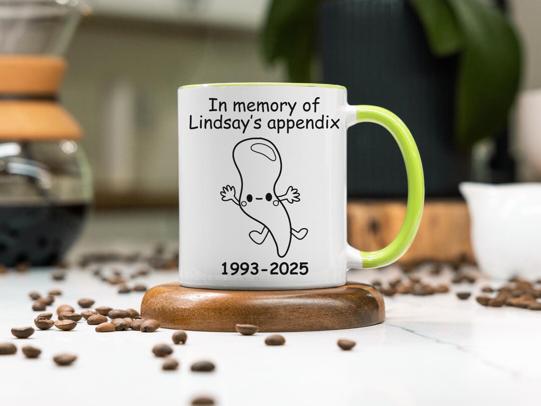 Appendectomy Gift Idea, Custom Color Mug Personalized Funny ...