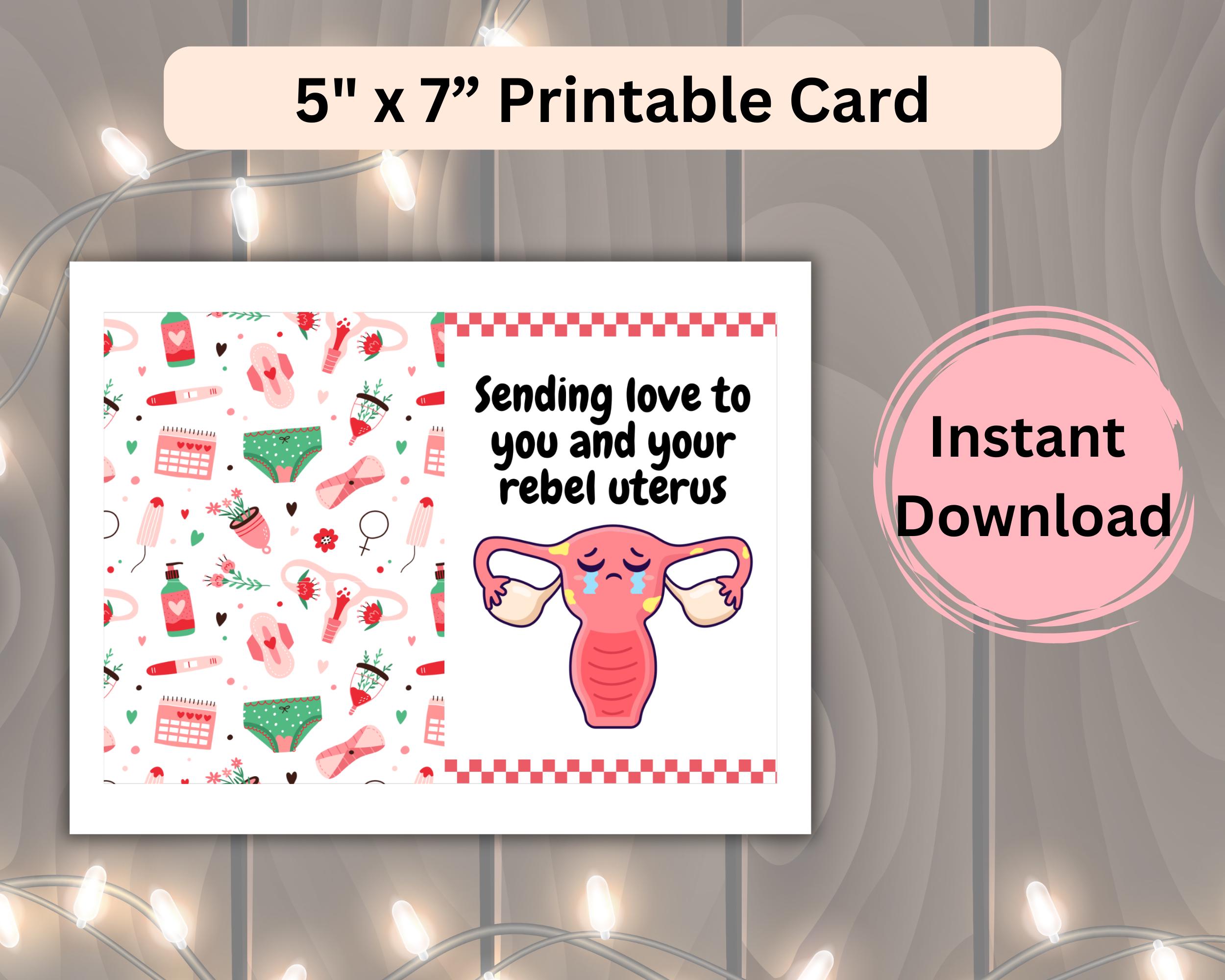 Instant Download Hysterectomy Card Surgery Recovery Gift Wife ...