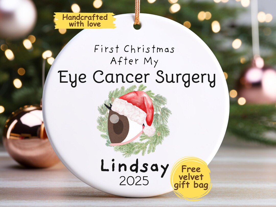 Eye Cancer Removal Surgery Christmas Ornament - Etsy