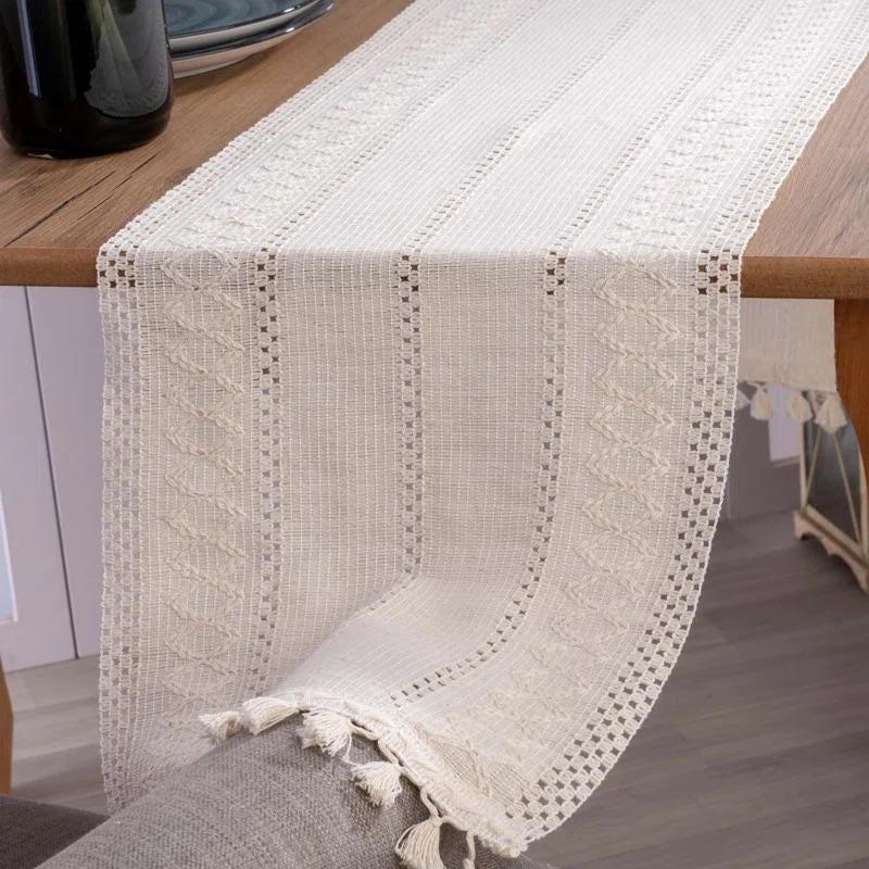 Boho Table Runner - Etsy