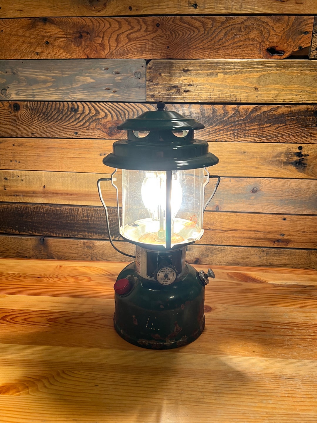 Vintage 19 220K Coleman Fuel Lantern Reimagined as Unique - Etsy