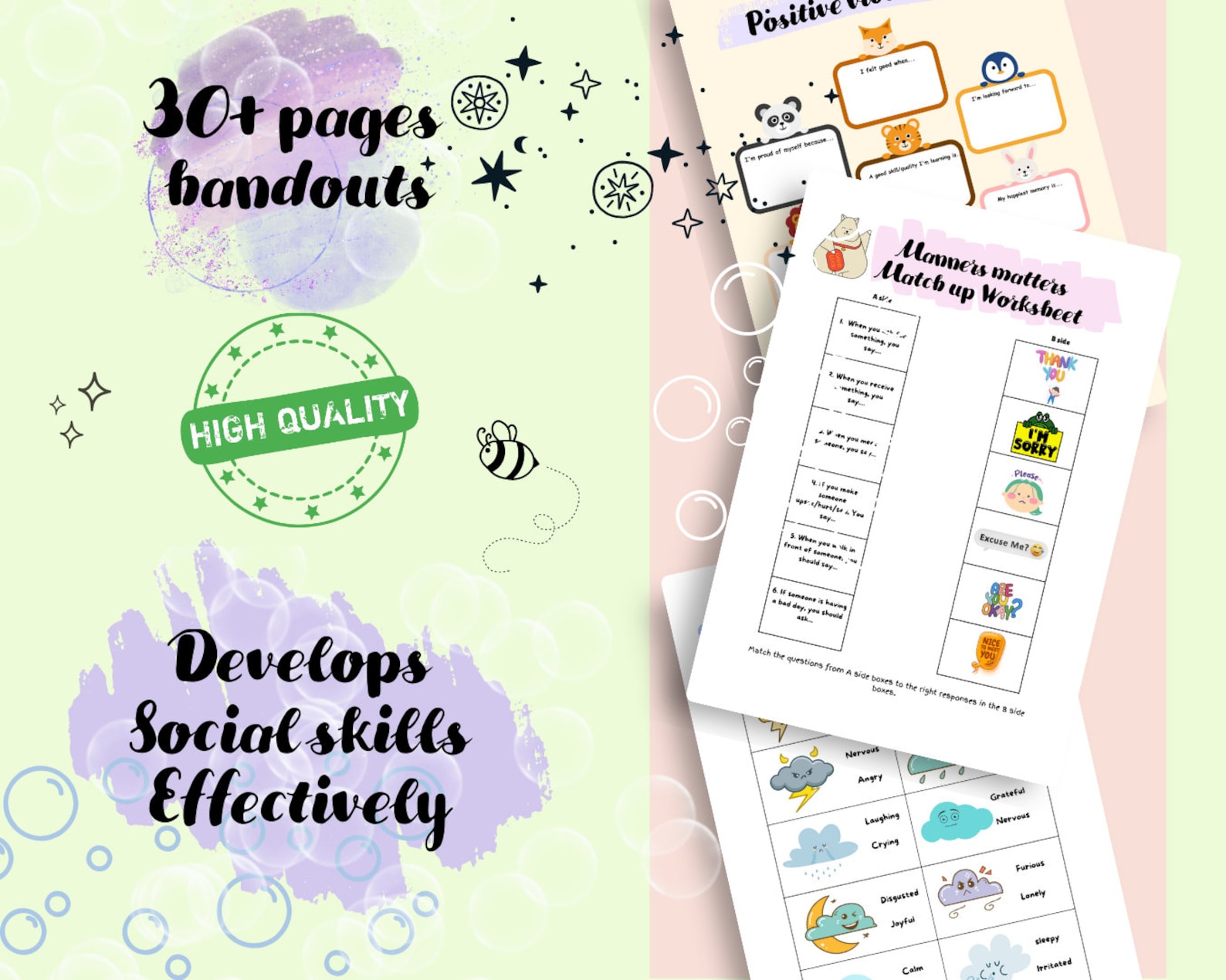 Autism Book for Kids Social Skills Communication Autism Workbook ...