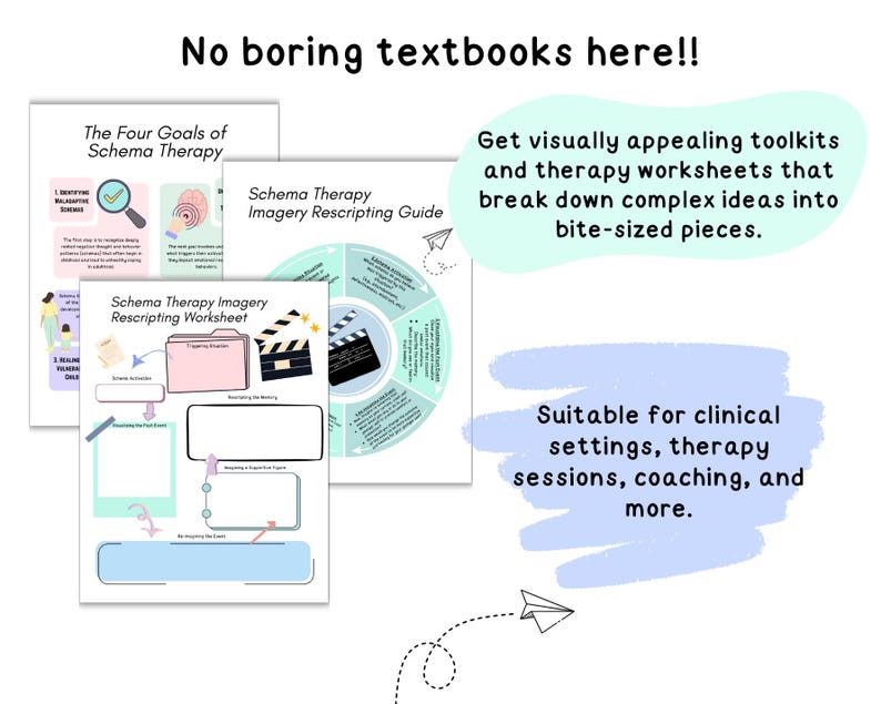 Schema Therapy Bundle, Schema Therapy Worksheets, Schema Therapy Cards ...