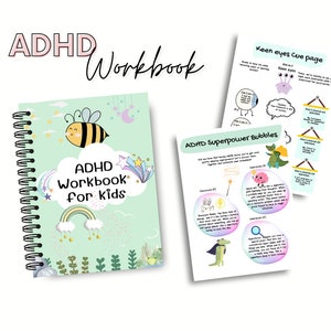 Kids Therapy Workbooks Bundle: ADHD, Autism, Boundaries (printable) - Etsy