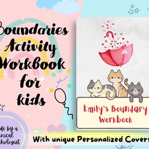 Boundaries Worksheets Therapy for Kids and Teens Mental Health - Etsy