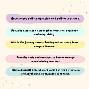 Complex Ptsd Workbook Therapy Worksheet C Ptsd Journal Trauma Therapy ...