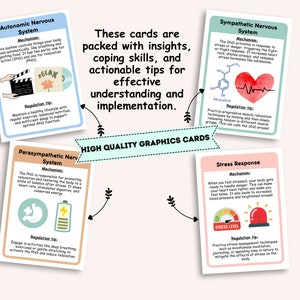 Nervous System Regulation Cards: Coping Skills & Stress Relief - Etsy