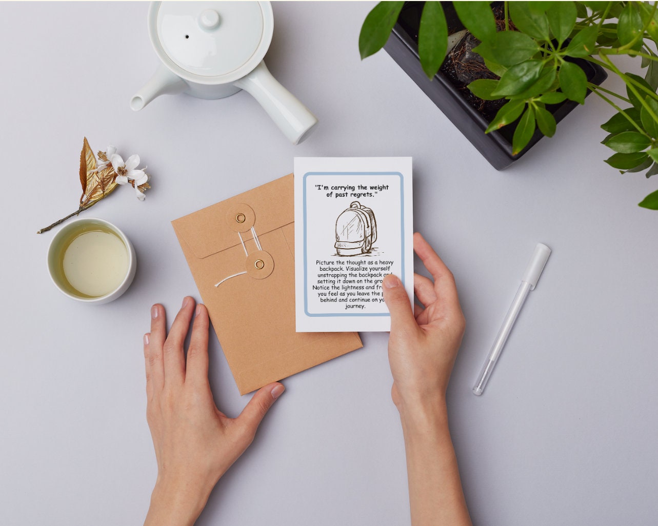 Cognitive Defusion Worksheets, Acceptance and Commitment Therapy ...