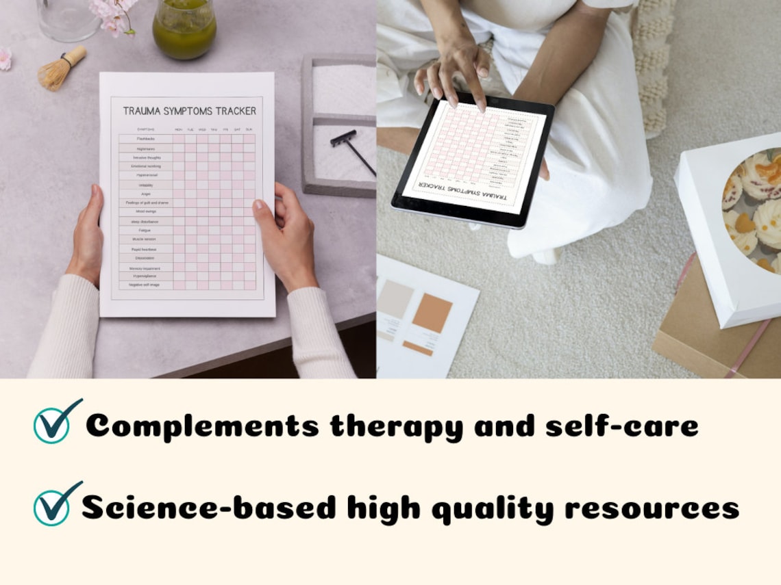 Trauma Worksheets, Trauma Therapy Bundle, Trauma Workbook, Therapy ...