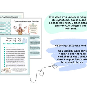 OCD Worksheets, OCD Workbook, ERP Exposure and Response Prevention, Ocd ...