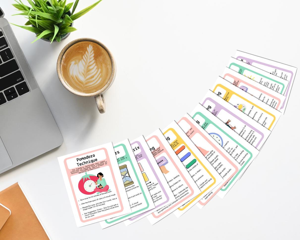 ADHD Coping Skills Cards, ADHD Therapy Tools, ADHD Bundle, Adhd for ...