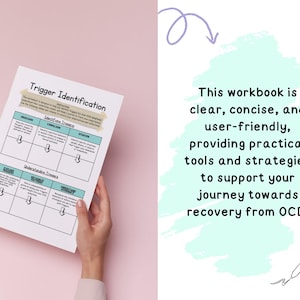 OCD Worksheets, OCD Workbook, ERP Exposure and Response Prevention, Ocd ...