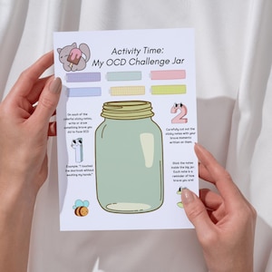 OCD Worksheets for Kids, ERP for Kids Ocd Exposure Therapy for Kids ...