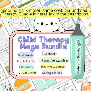 OCD Worksheets for Kids, ERP for Kids Ocd Exposure Therapy for Kids ...