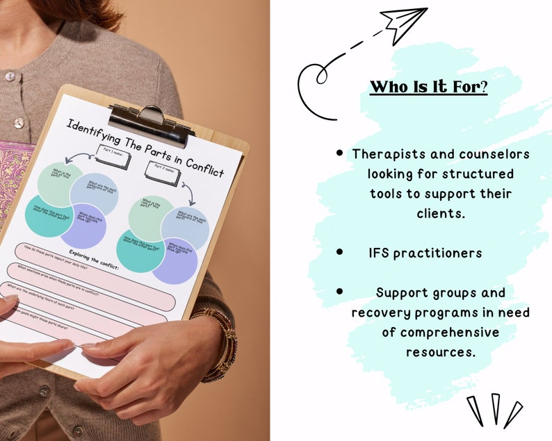 IFS Worksheets, Internal Family Systems Workbook, IFS Cheat Sheet, IFS ...