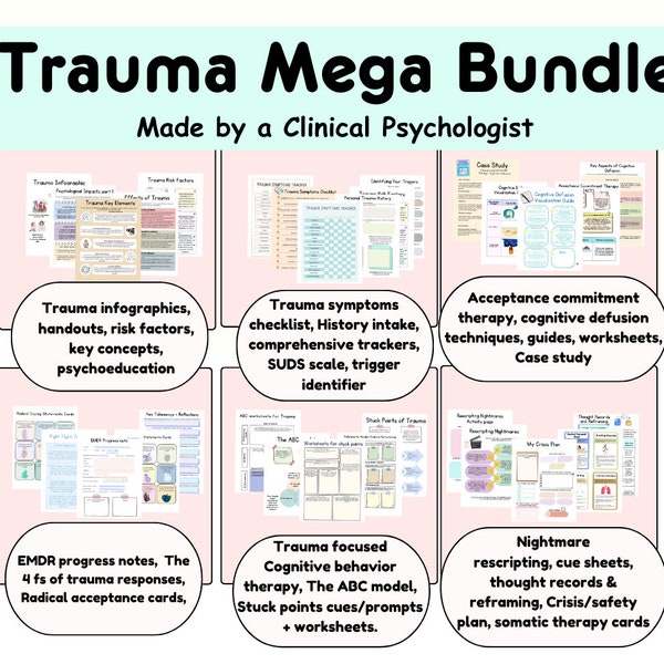 Trauma Workbook - Etsy