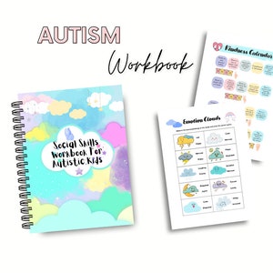 Kids Therapy Workbooks Bundle: ADHD, Autism, Boundaries (printable) - Etsy