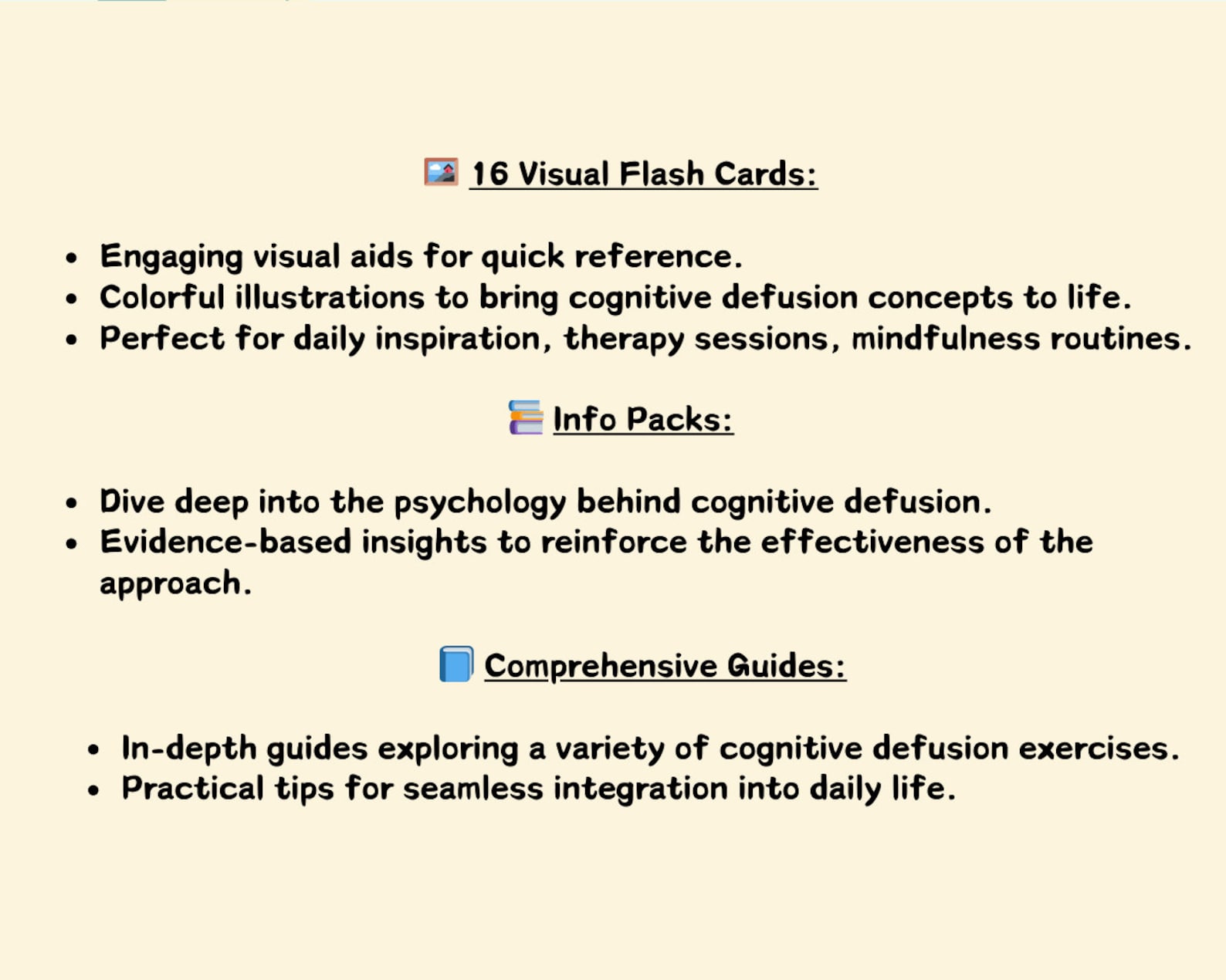 Cognitive Defusion Worksheets, Acceptance and Commitment Therapy ...
