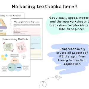 IFS Worksheets, Internal Family Systems Workbook, IFS Cheat Sheet, IFS ...