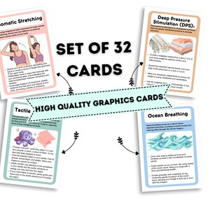 Somatic Psychotherapy Coping Skills Cards, Somatic Exercises for ...