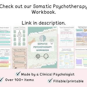 Somatic Psychotherapy Coping Skills Cards, Somatic Exercises for ...