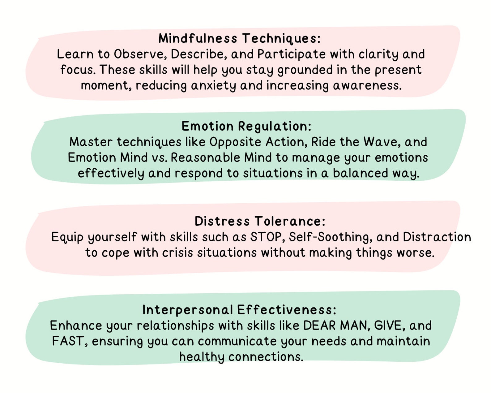 DBT Skills Cards, DBT Flashcards, Dialectical Behavior Therapy, DBT ... DBT Skills Cards, DBT Flashcards, Dialectical Behavior Therapy, DBT ...