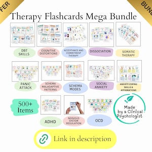 DBT Skills Cards, DBT Flashcards, Dialectical Behavior Therapy, DBT ...