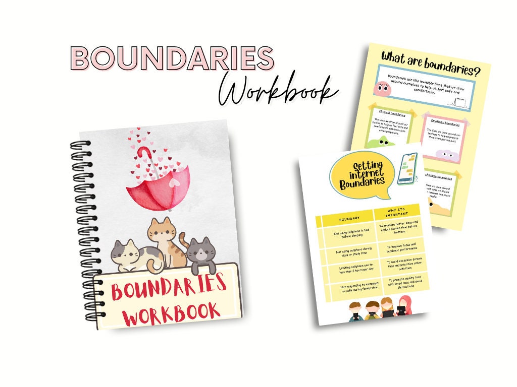 Kids Therapy Worksheets Bundle Mental Health Kids Activity Books ...