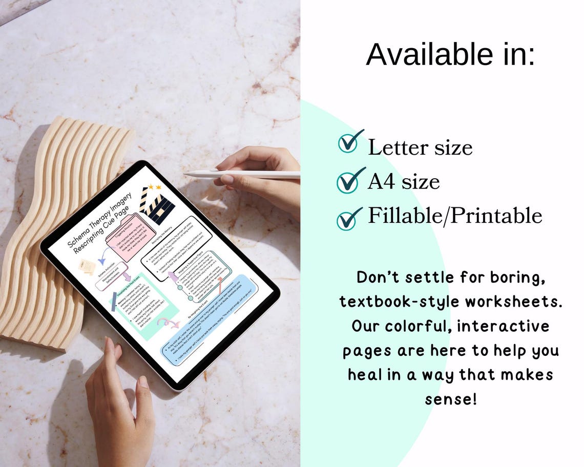 Schema Therapy Worksheets, Schema Imagery Rescripting Worksheets ...