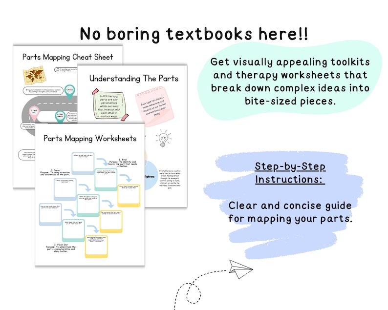 IFS Parts Mapping Worksheets, IFS Worksheets, Internal Family Systems ...