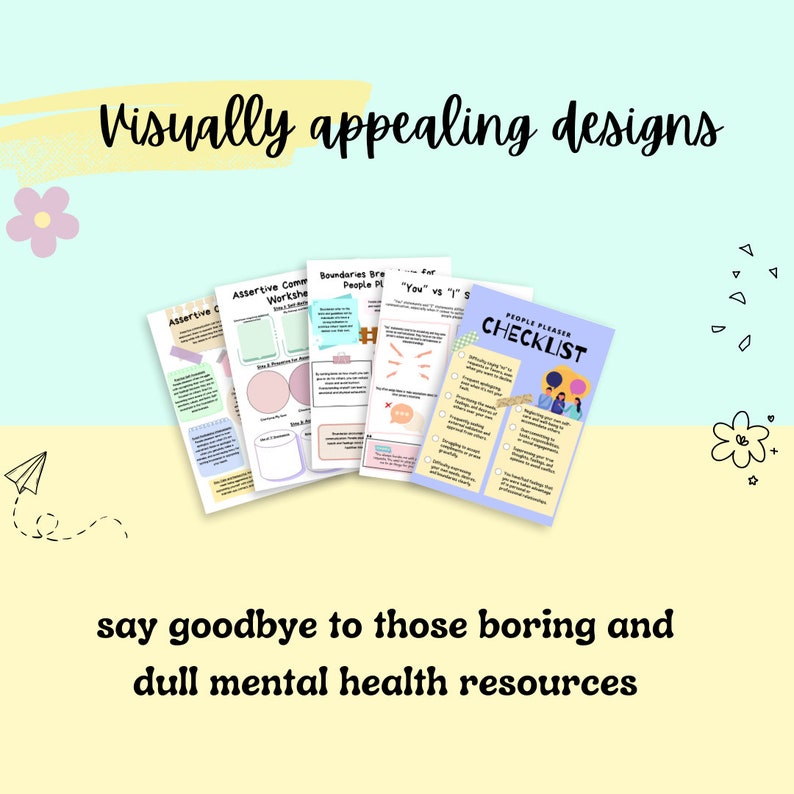 Boundaries Worksheets for People Pleasers Therapy, Overcoming People ...