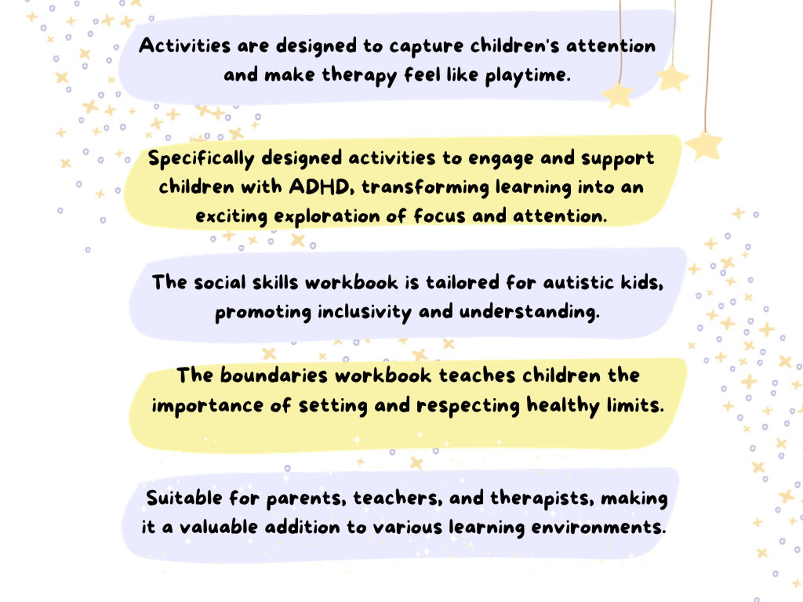 Kids Therapy Workbooks Bundle: ADHD, Autism, Boundaries (printable) - Etsy