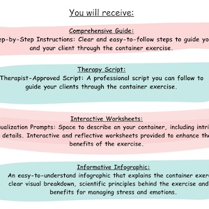 EMDR Container Exercise, EMDR Worksheets for Therapists, EMDR Client ...