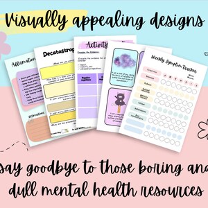 Depression Workbook Brain and Depression Handout Cards Depression ...