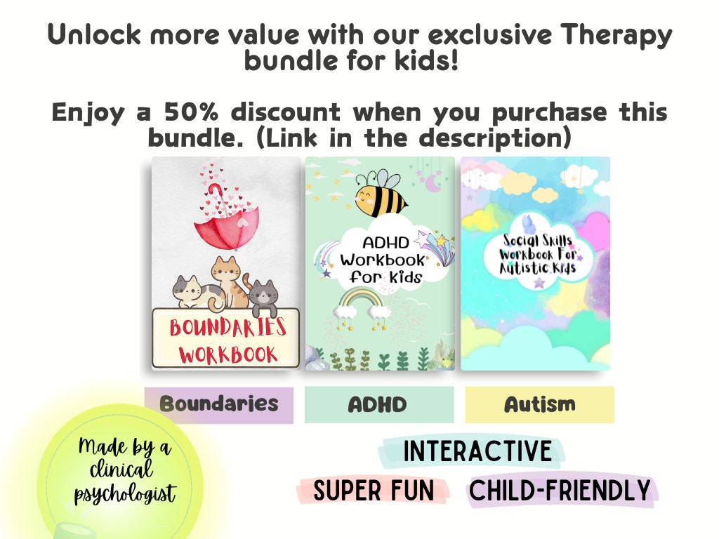Autism Social Skills Workbook: Fun Activities for Kids - Etsy