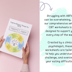 CBT for ARFID CBT Worksheets Cognitive Behavioral Therapy Worksheets ...