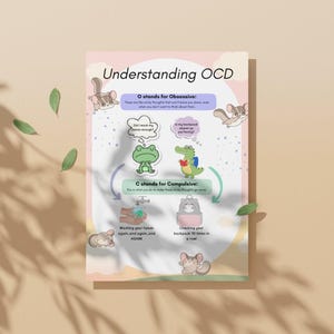 OCD Worksheets for Kids, ERP for Kids Ocd Exposure Therapy for Kids ...