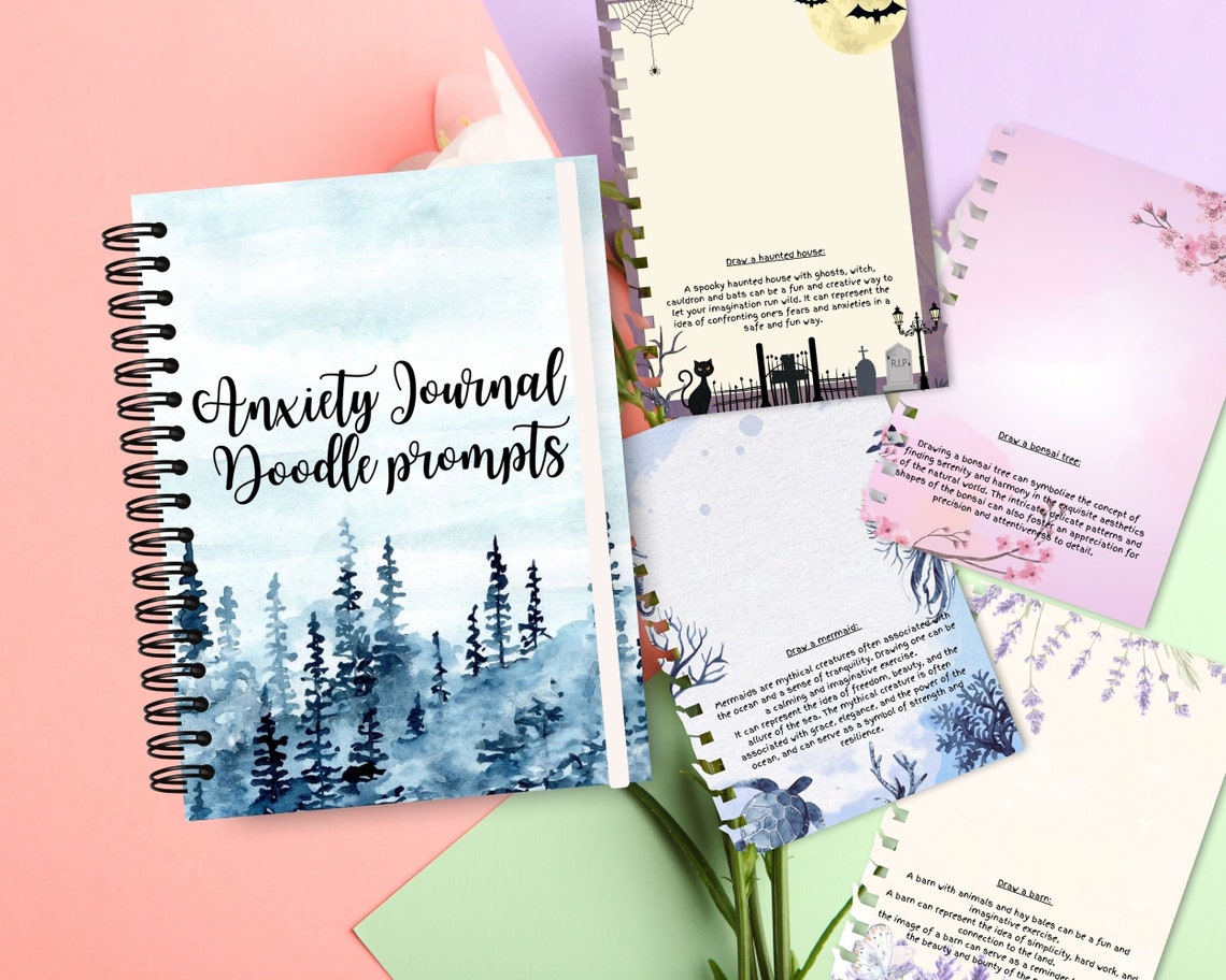 Anxiety Journal Printable Social Anxiety Worksheets Cards - Etsy