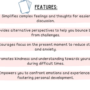 Acceptance and Commitment Therapy Cards, ACT Metaphor Cards, ACT ...