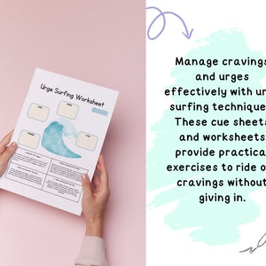 Addiction Recovery Worksheets: CBT, Urge Surfing, Stages of Change ...